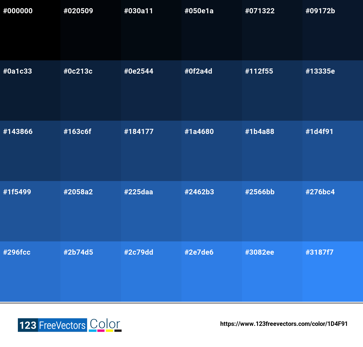Pantone 7686 C | #1D4F91 - Detailed Color Information and Usage