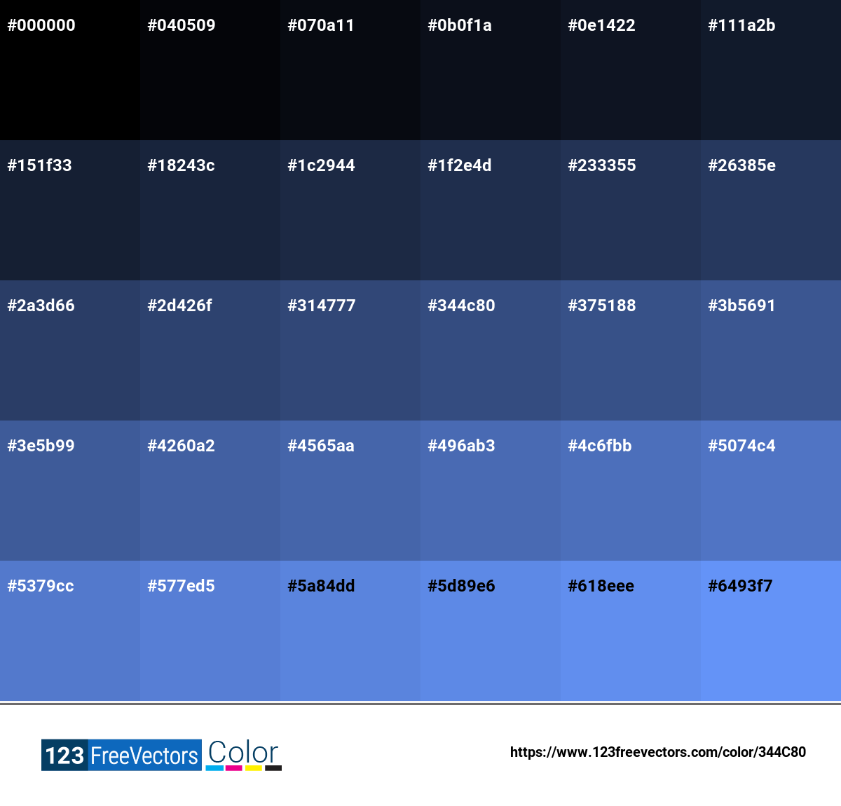 Pantone 19 3964 Tpx | Blue Quartz | #344C80 - Detailed Color ...