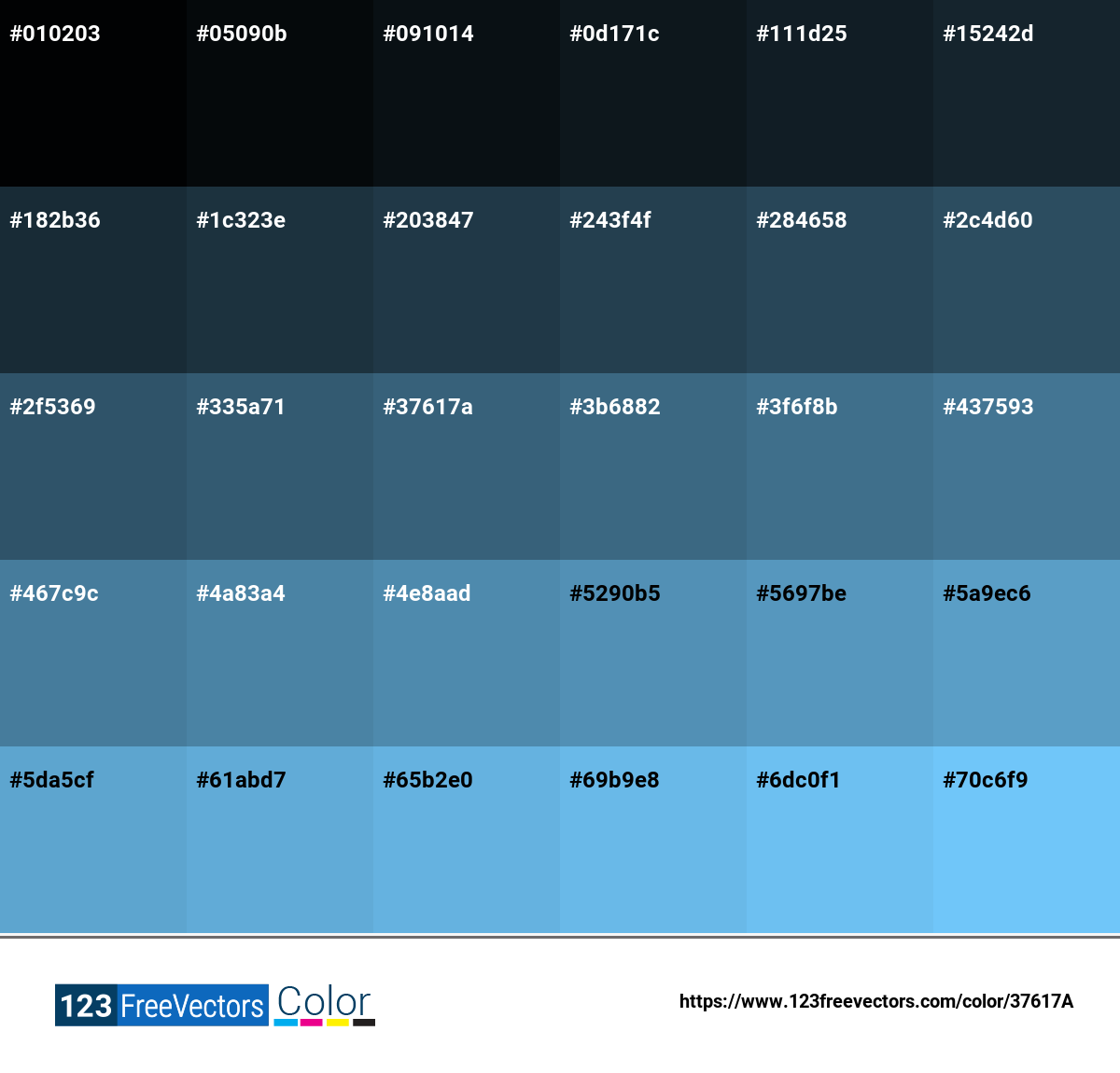 Pantone 3025 U | #37617A - Detailed Color Information and Usage