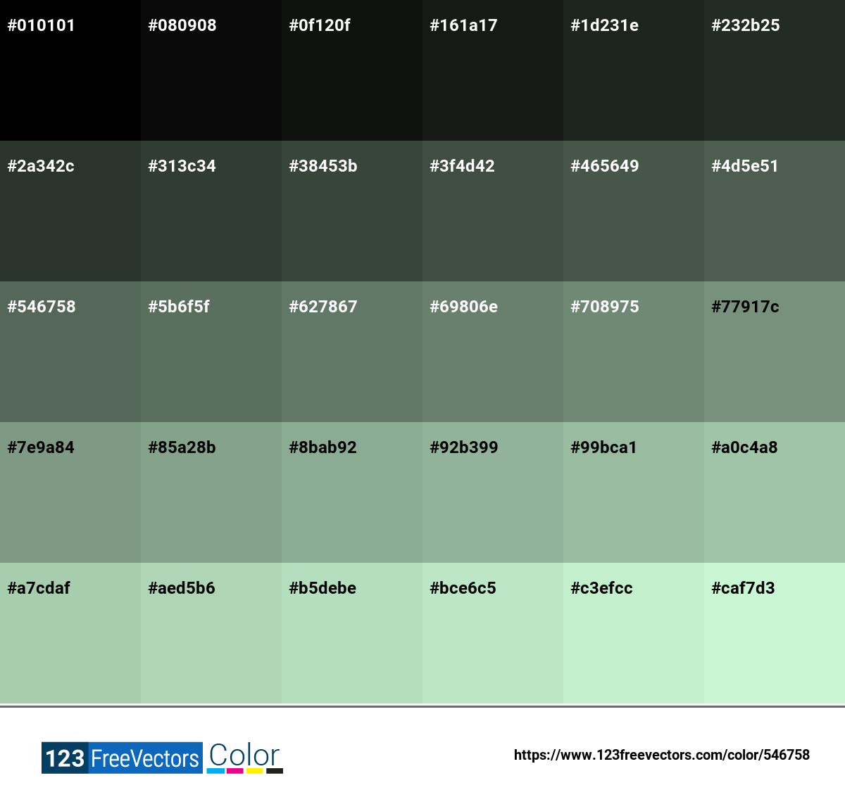 Pantone 350 U | #546758 - Detailed Color Information and Usage
