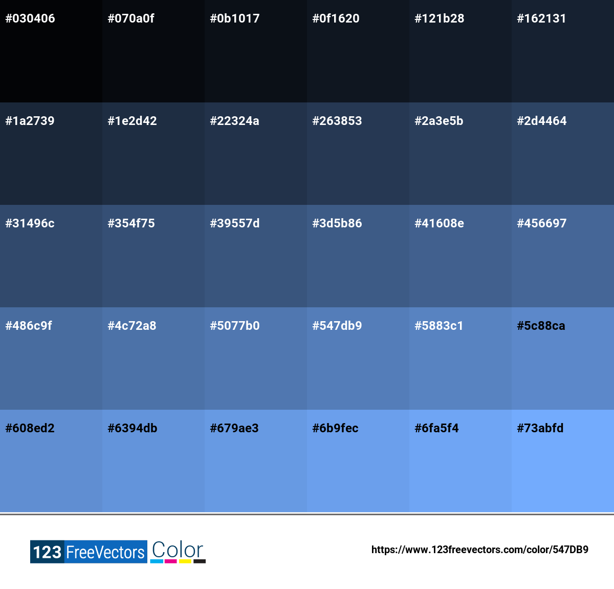 Pantone 18 4039 Tpg | Regatta | #547db9 - Detailed Color Information ...