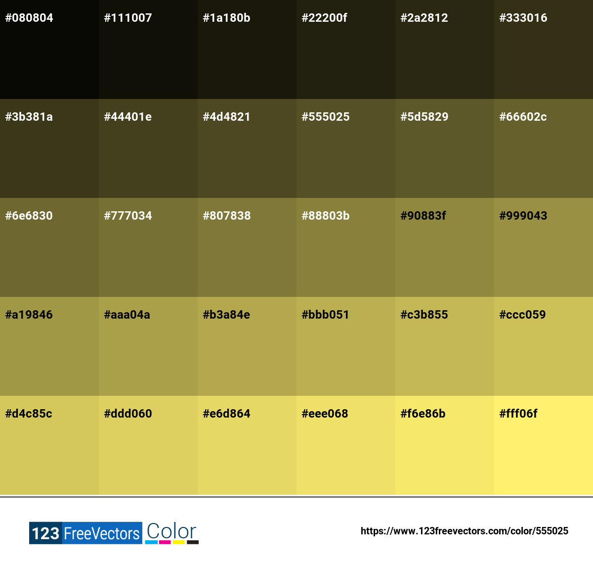 Pantone 5815 C | #555025 - Detailed Color Information and Usage