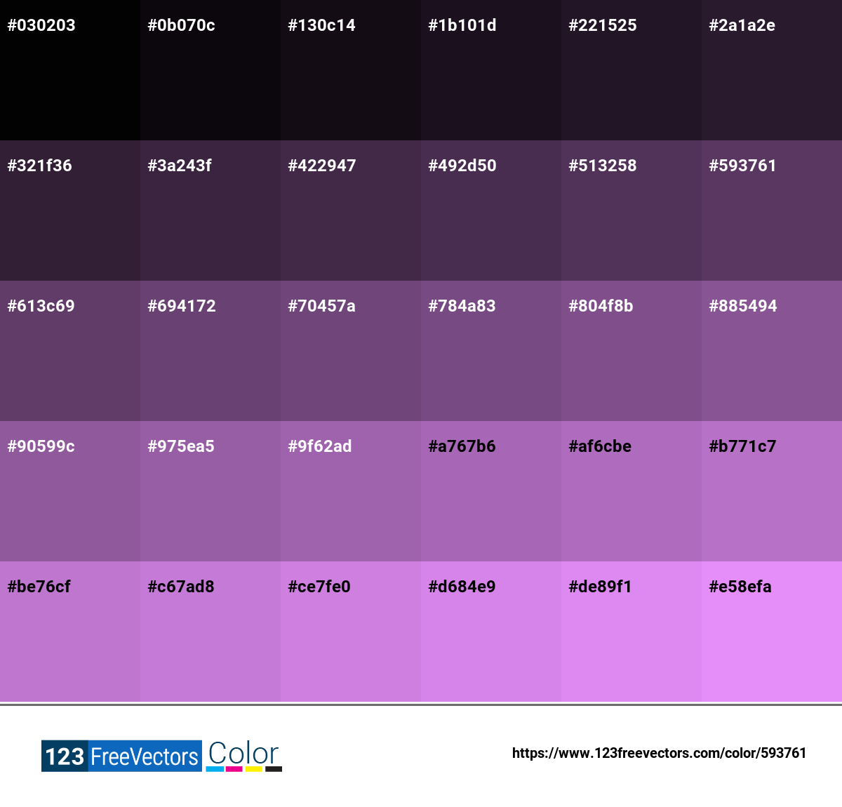 Pantone 19 3514 Tcx | Majesty | #593761 - Detailed Color Information ...