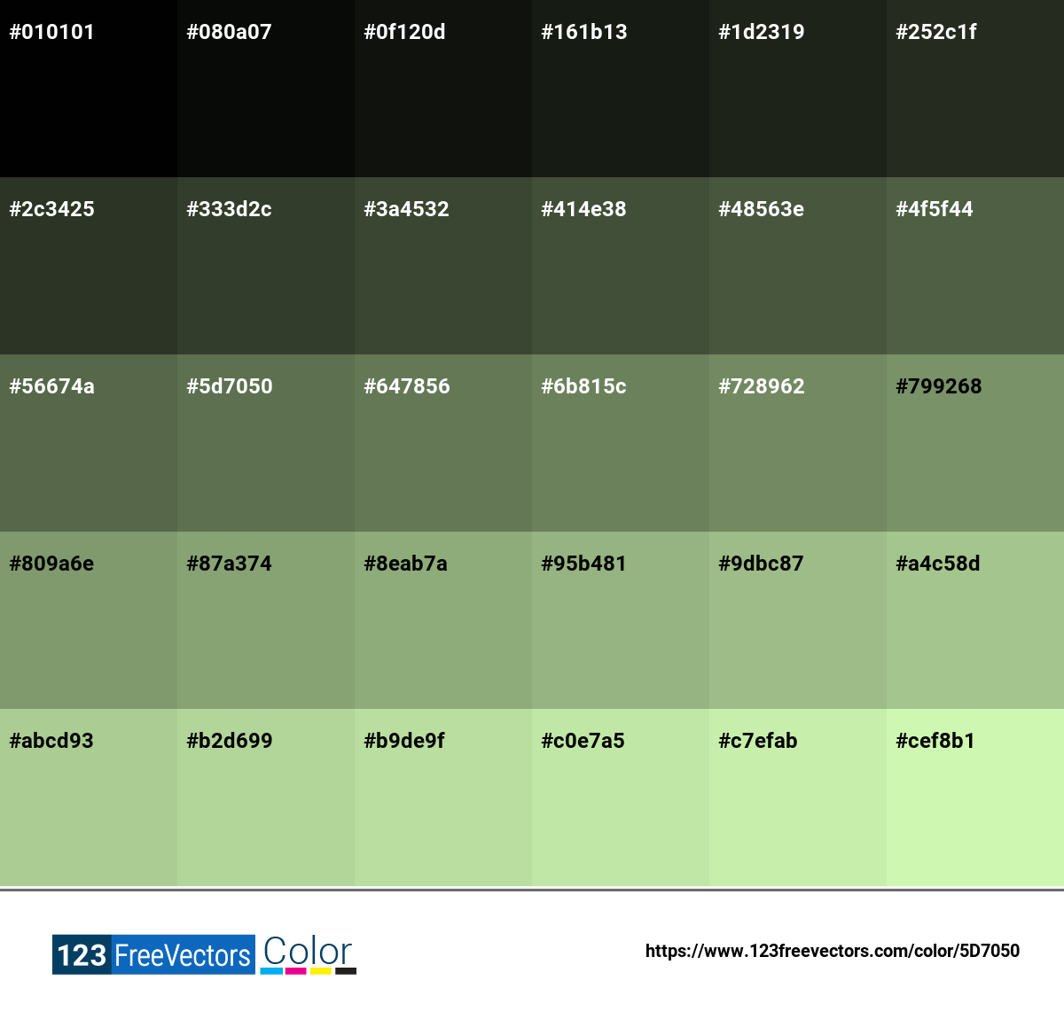 Pantone 18 0108 Tpg | Dill | #5D7050 - Detailed Color Information and Usage