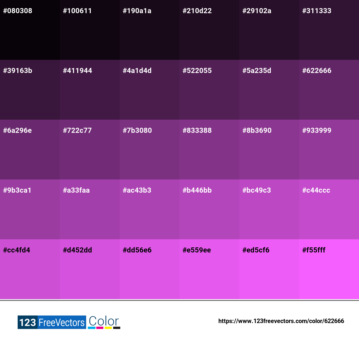 Pantone 8823 C | #622666 - Detailed Color Information and Usage