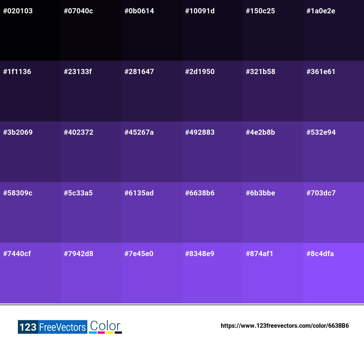 Pantone 2090 C | #6638B6 - Detailed Color Information and Usage