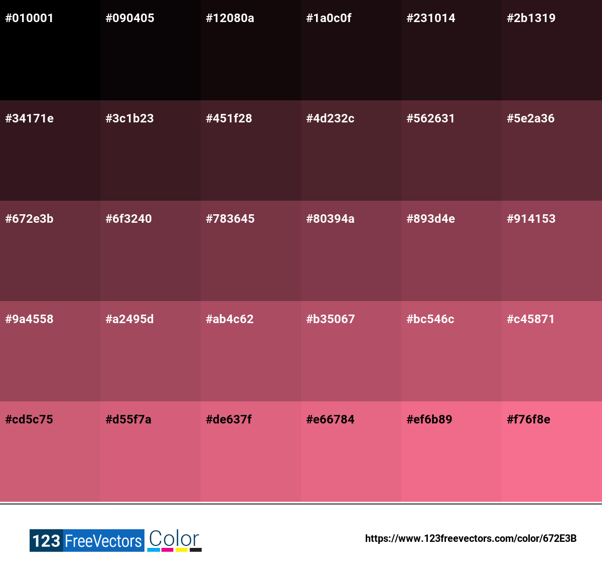 Pantone 19 1725 Tpx | Tawny Port | #672E3B - Detailed Color Information ...