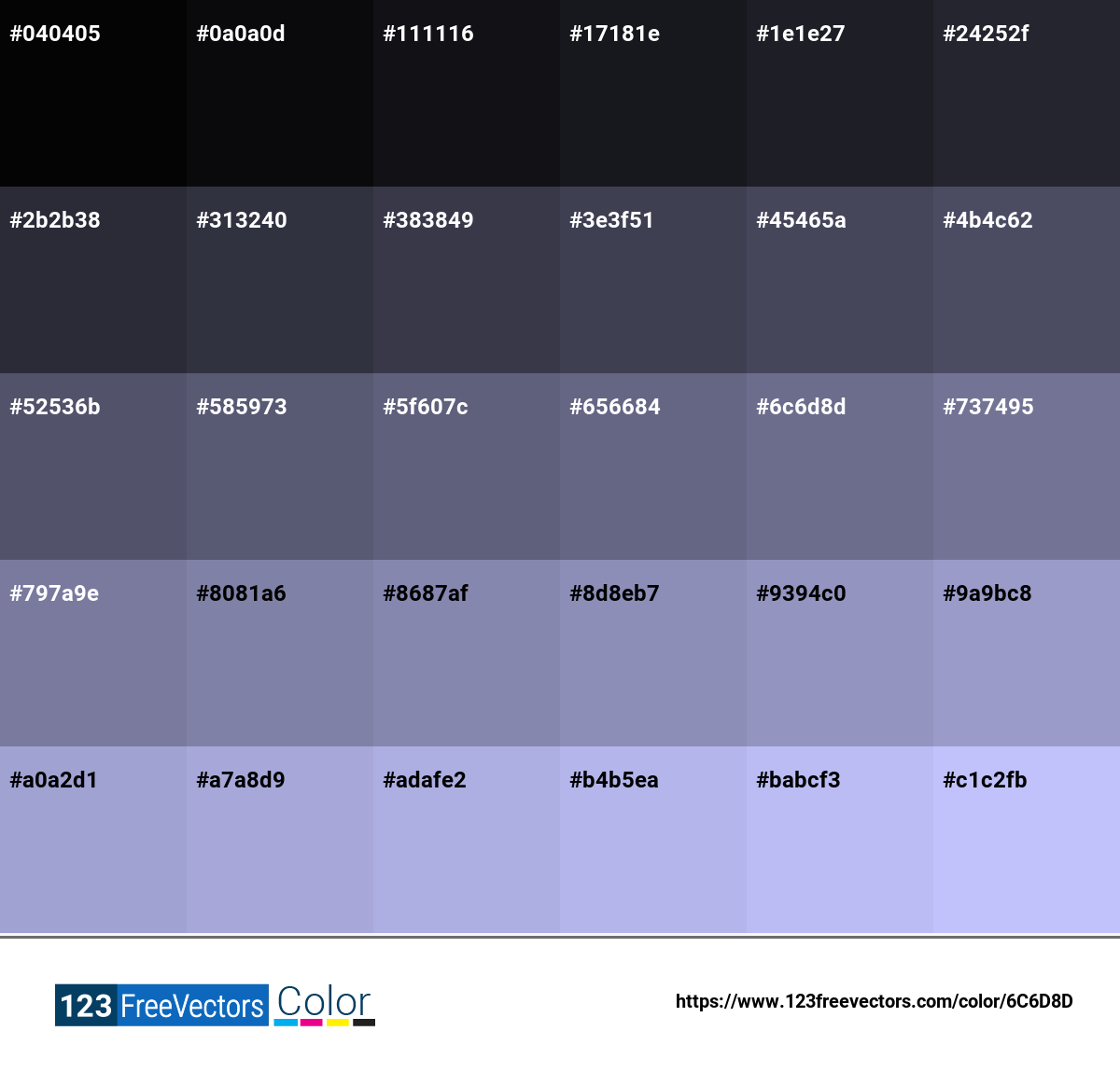 Pantone 7673 U | #6C6D8D - Detailed Color Information and Usage