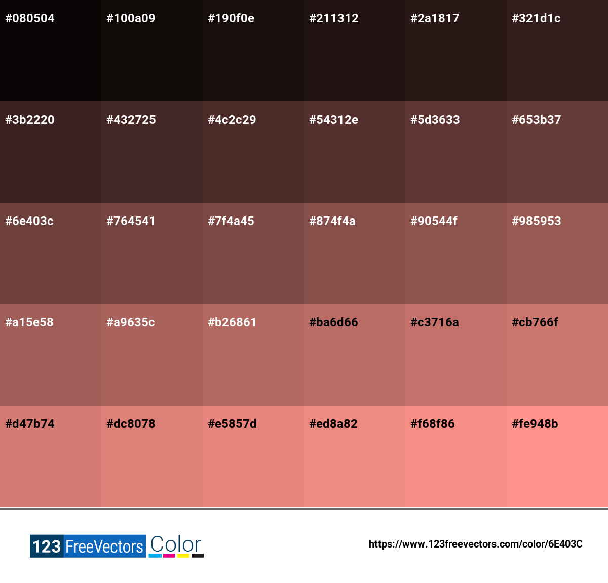 Pantone 19 1320 Tcx | Sable | #6E403C - Detailed Color Information and ... Pantone 19 1320 Tcx | Sable | #6E403C - Detailed Color Information and ...