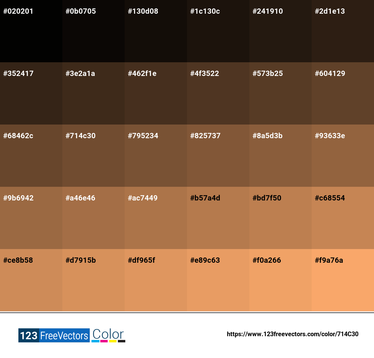 Pantone 18 1048 Tpx | Monks Robe | #714C30 - Detailed Color Information ...