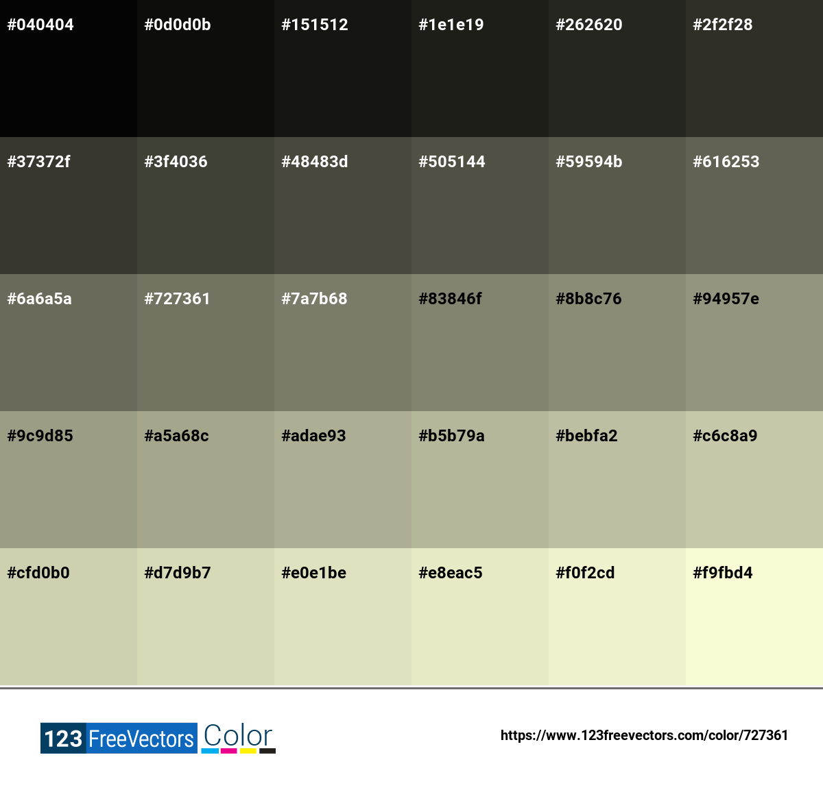 Pantone P 169 13 C | #727361 - Detailed Color Information and Usage
