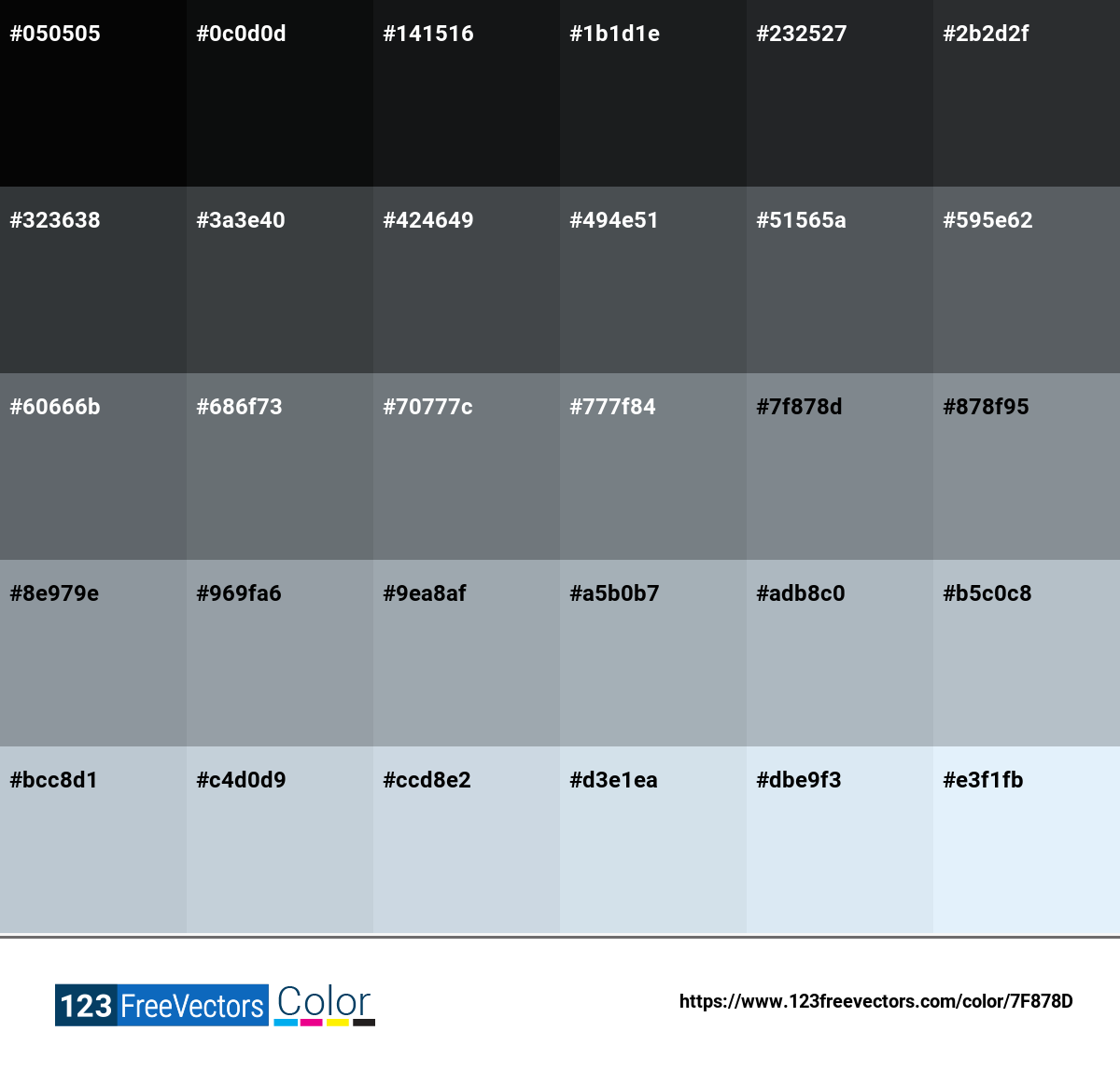 Pantone P 174 6 C | #7F878D - Detailed Color Information and Usage Pantone P 174 6 C | #7F878D - Detailed Color Information and Usage
