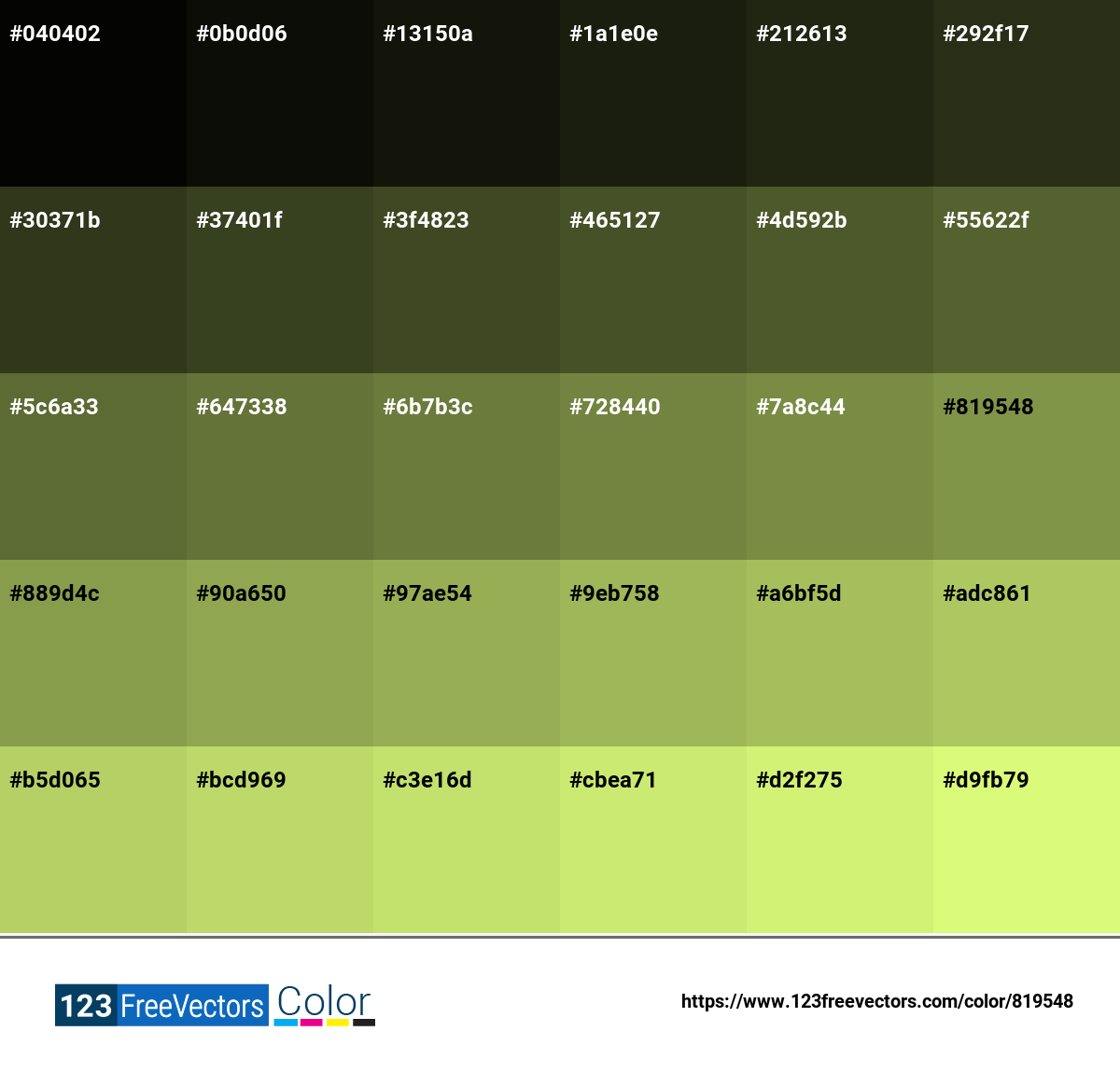 Pantone 17 0336 Tcx | Peridot | #819548 - Detailed Color Information ...
