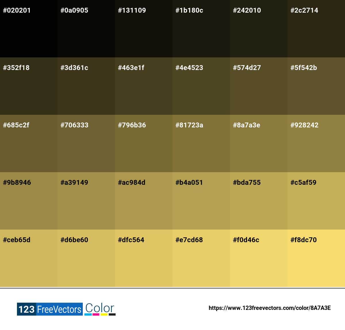 Pantone 112 U | #8A7A3E - Detailed Color Information and Usage