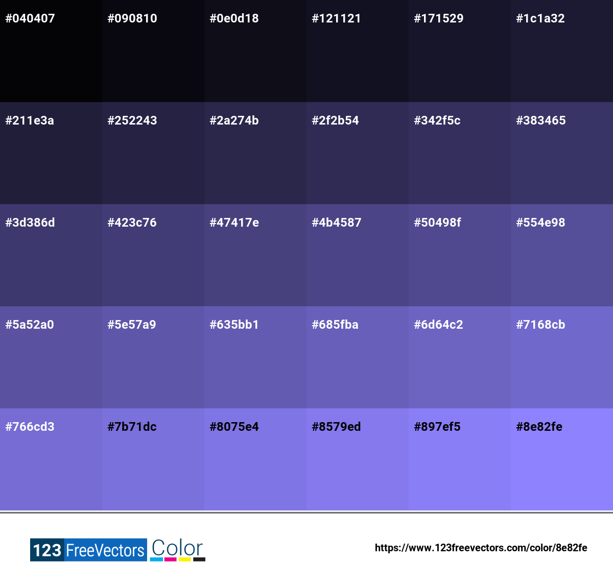 Periwinkle | #8e82fe - Detailed Color Information and Usage