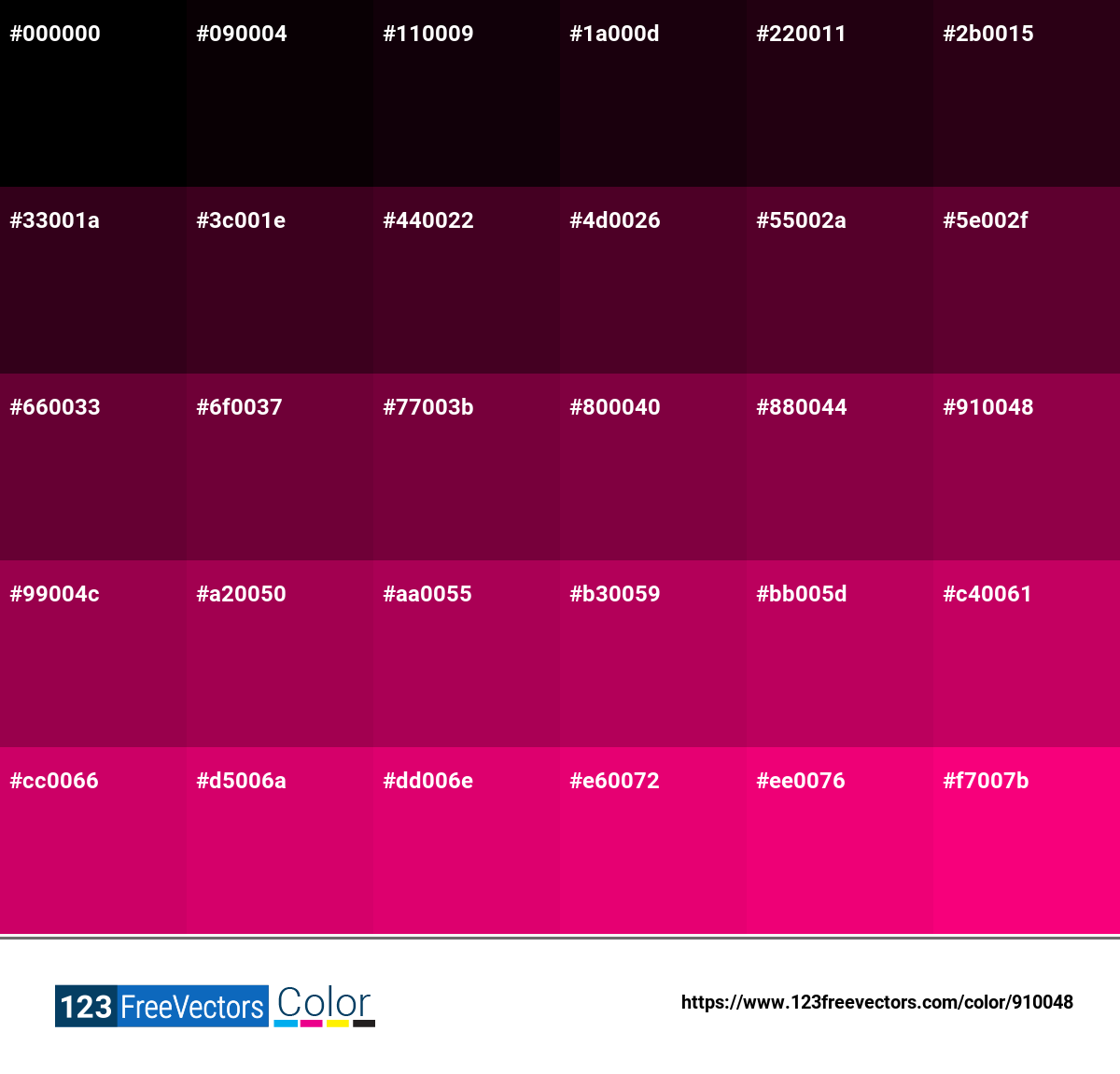 Pantone 221 C | #910048 - Detailed Color Information and Usage