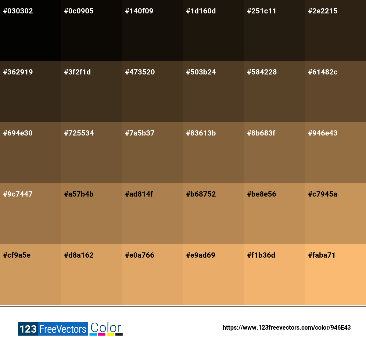 Pantone 1395 U | #946E43 - Detailed Color Information and Usage