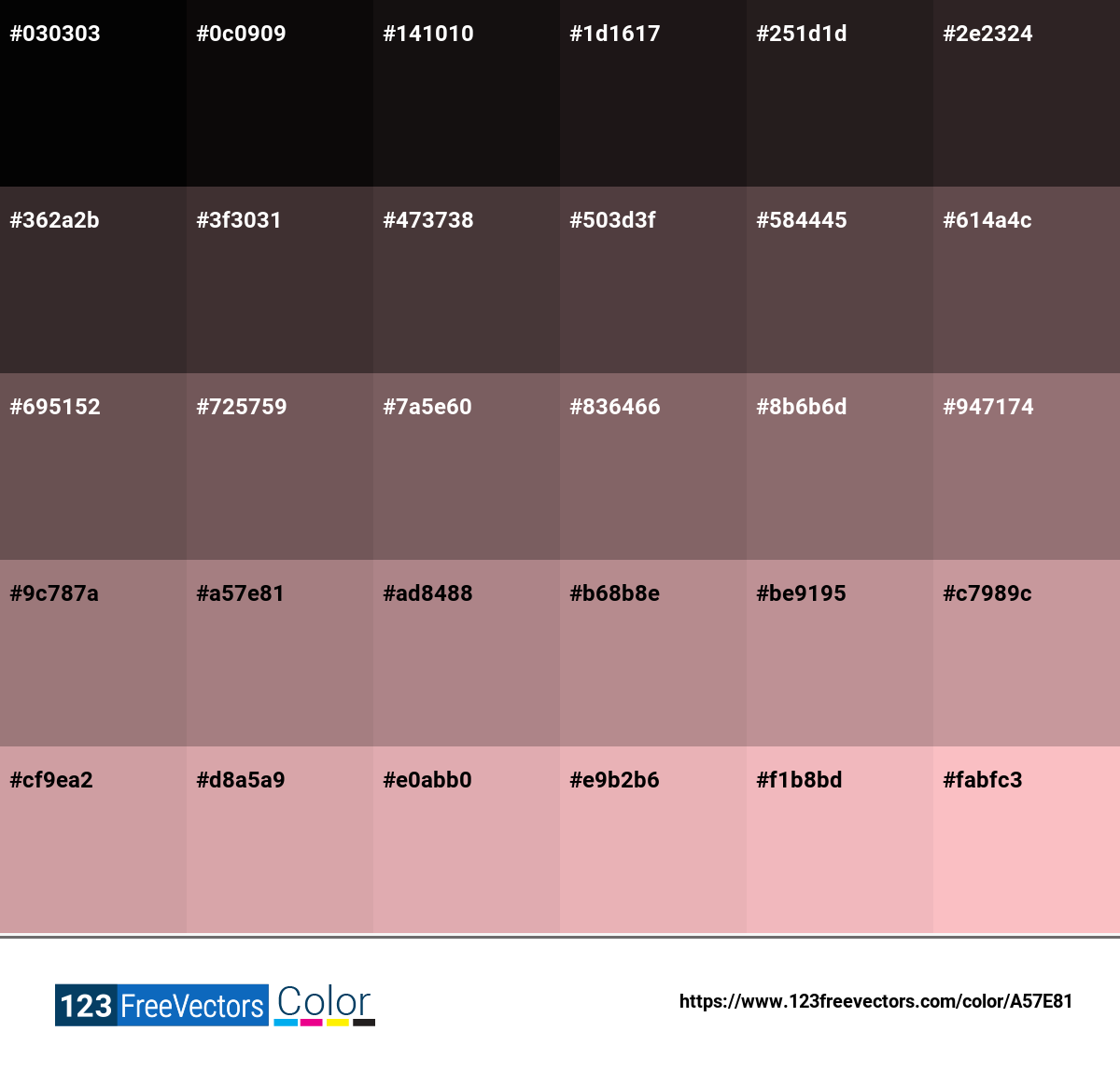Pantone P 78 5 U | #A57E81 - Detailed Color Information and Usage