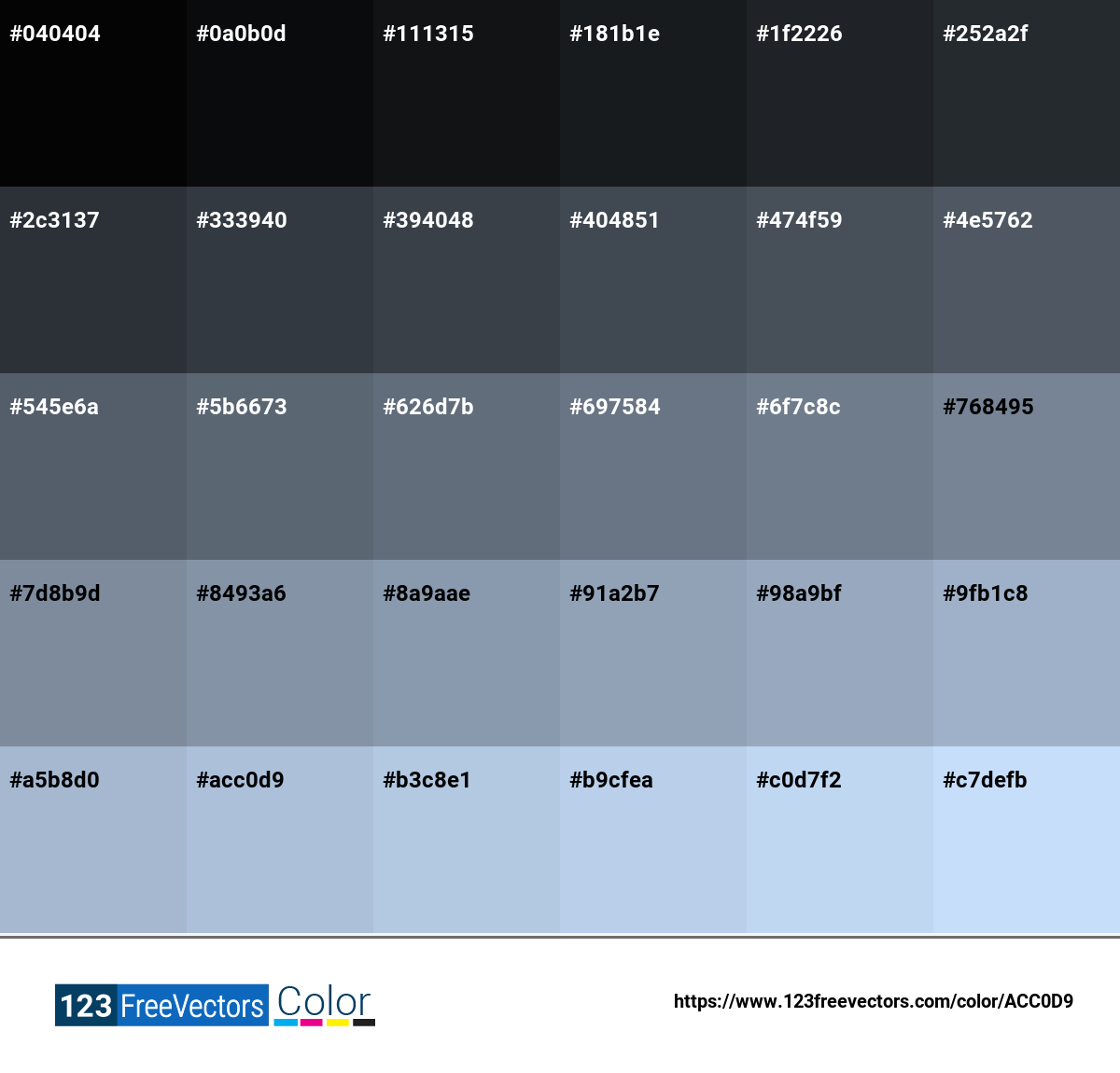 Pantone 14 4112 Tpx | Skyway | #acc0d9 - Detailed Color Information and ...