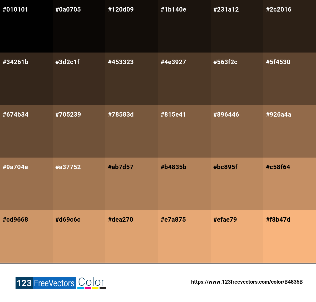 Pantone 16 1336 Tcx | Biscuit | #B4835B - Detailed Color Information ...