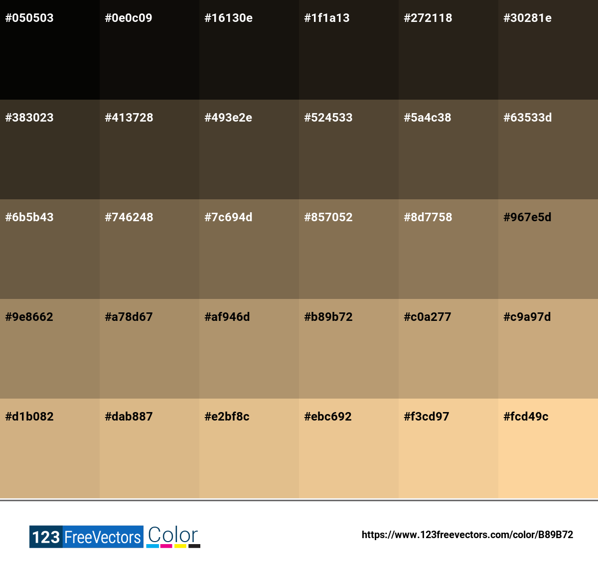 Pantone 16 1324 Tcx | Lark | #B89B72 - Detailed Color Information and Usage
