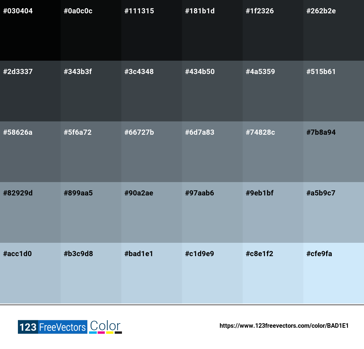 Pantone 13 4200 Tpx | Omphalodes | #BAD1E1 - Detailed Color Information ...