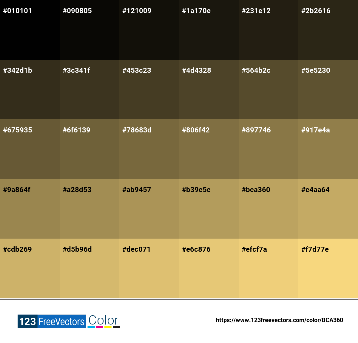 Pantone 16 0836 Tpg | Rich Gold | #BCA360 - Detailed Color Information ...