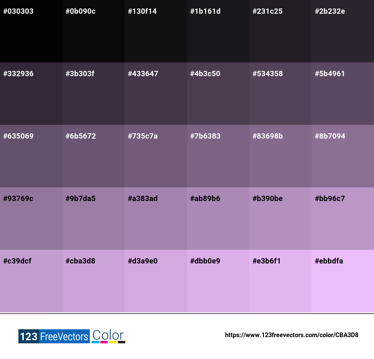 Pantone 2563 C | #CBA3D8 - Detailed Color Information and Usage