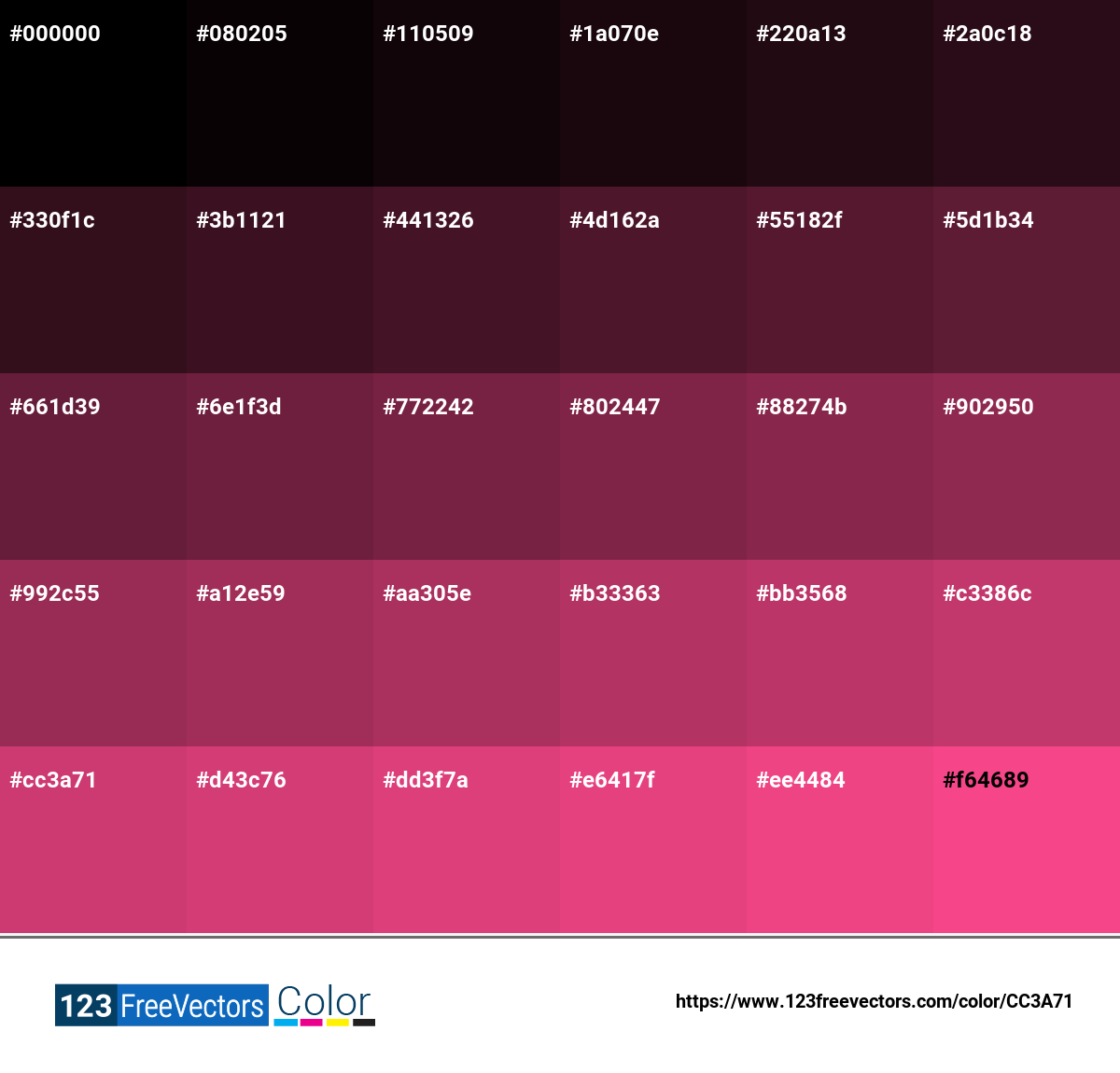 Pantone 18 2043 Tpx | Raspberry Sorbet | #CC3A71 - Detailed Color ...