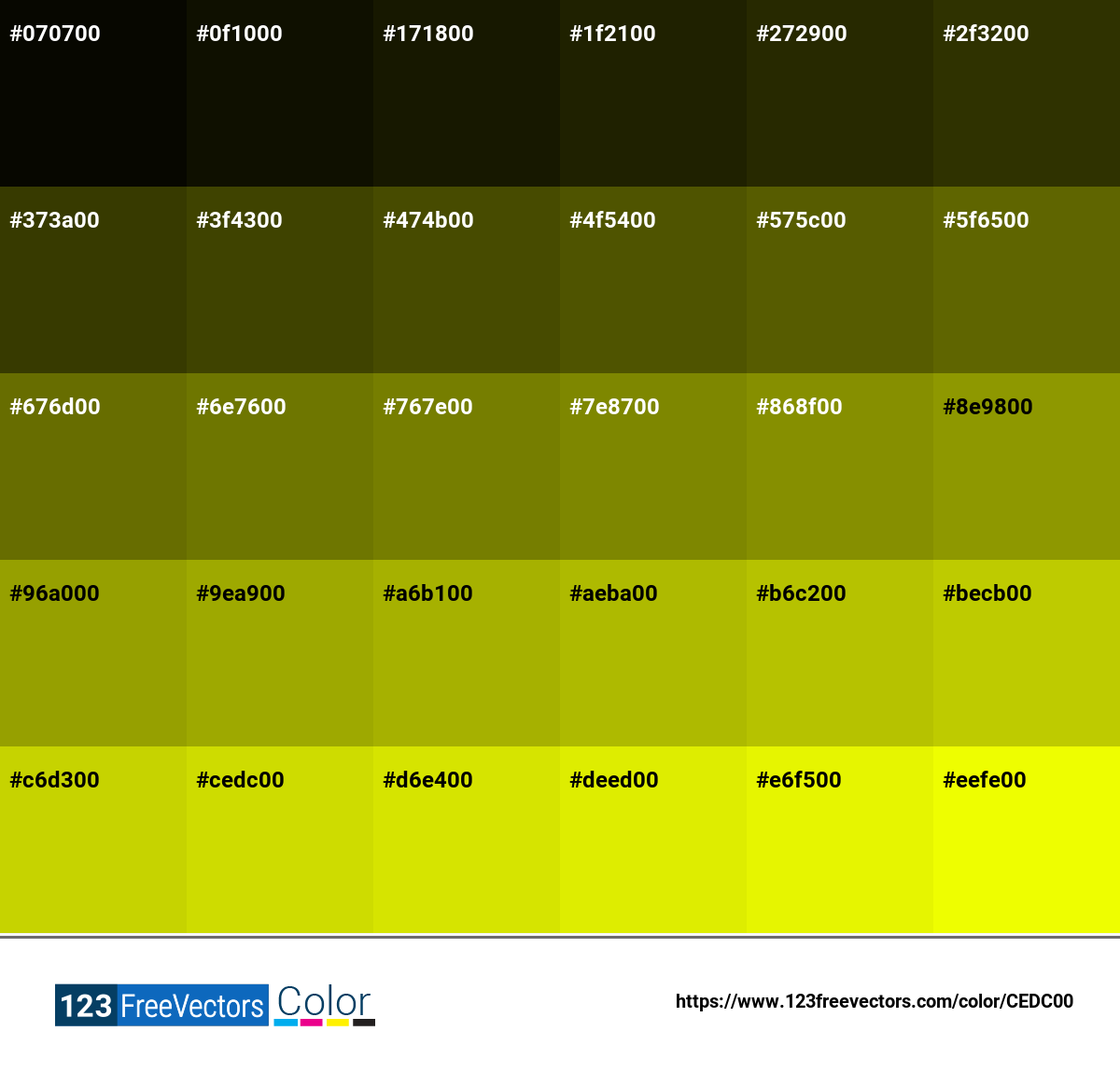 Pantone 381 C | #CEDC00 - Detailed Color Information and Usage