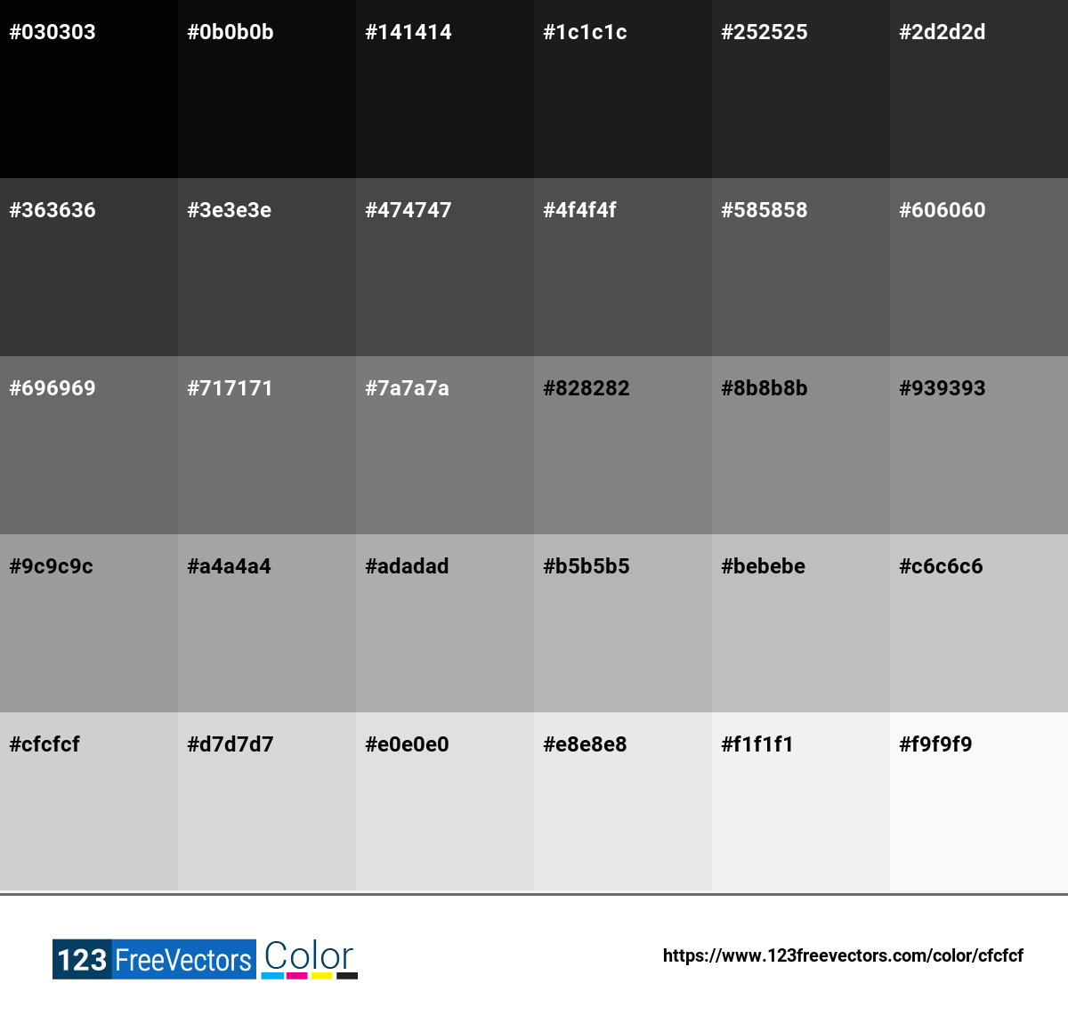 cfcfcf - Hex color code | In-depth Color Profile and Usage Tips