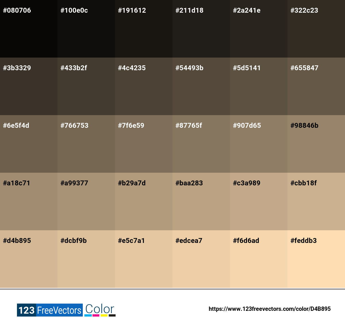Pantone 14 1118 Tpx | Beige | #D4B895 - Detailed Color Information and ...