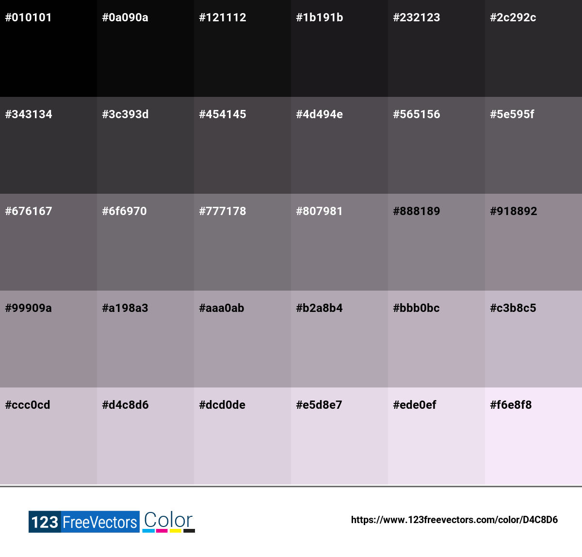 Pantone P 90 1 C | #D4C8D6 - Detailed Color Information and Usage