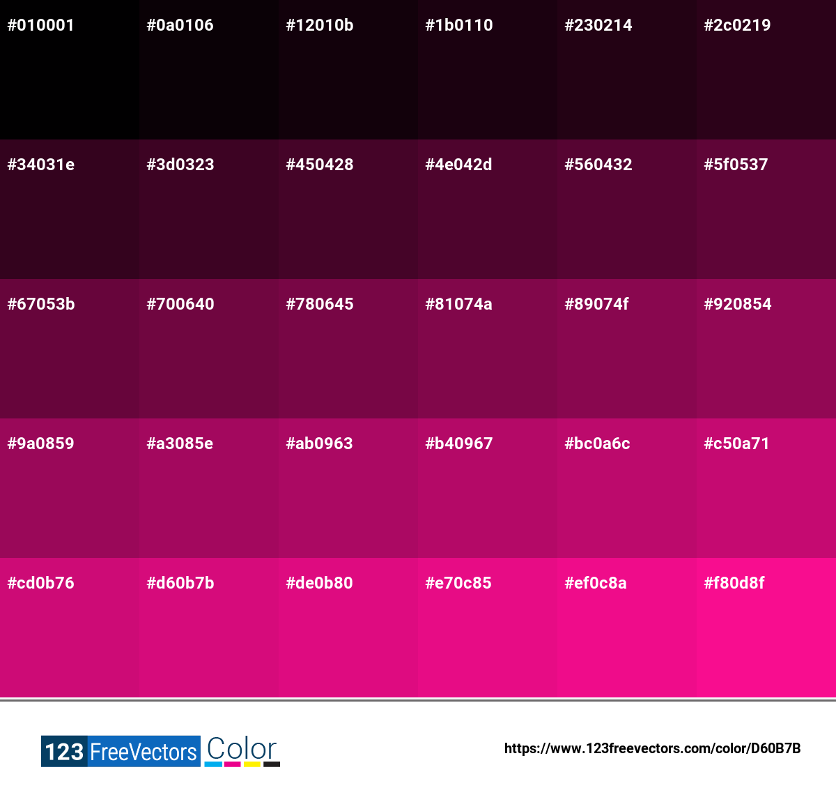 Pantone P 75 8 C | #D60B7B - Detailed Color Information and Usage
