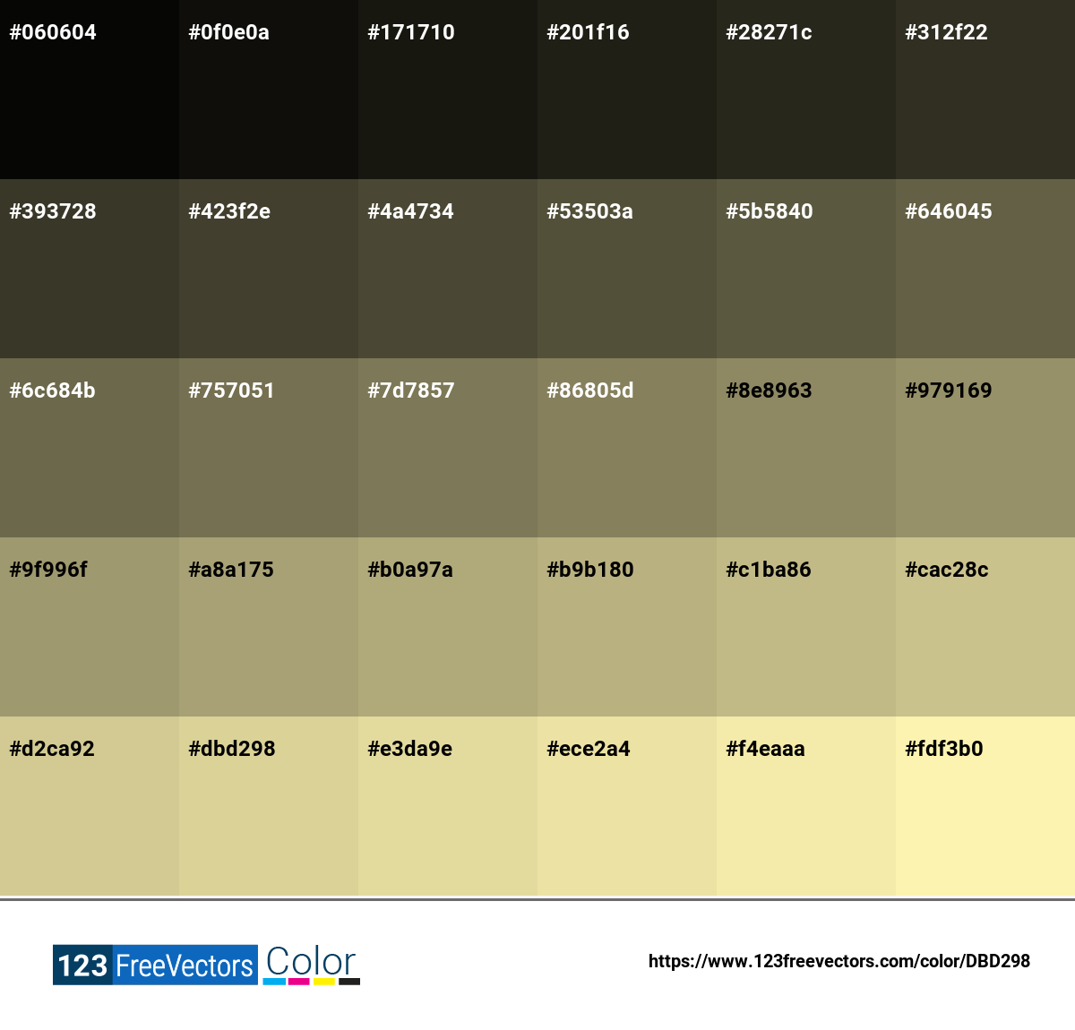 Pantone P 2 10 U | #DBD298 - Detailed Color Information and Usage