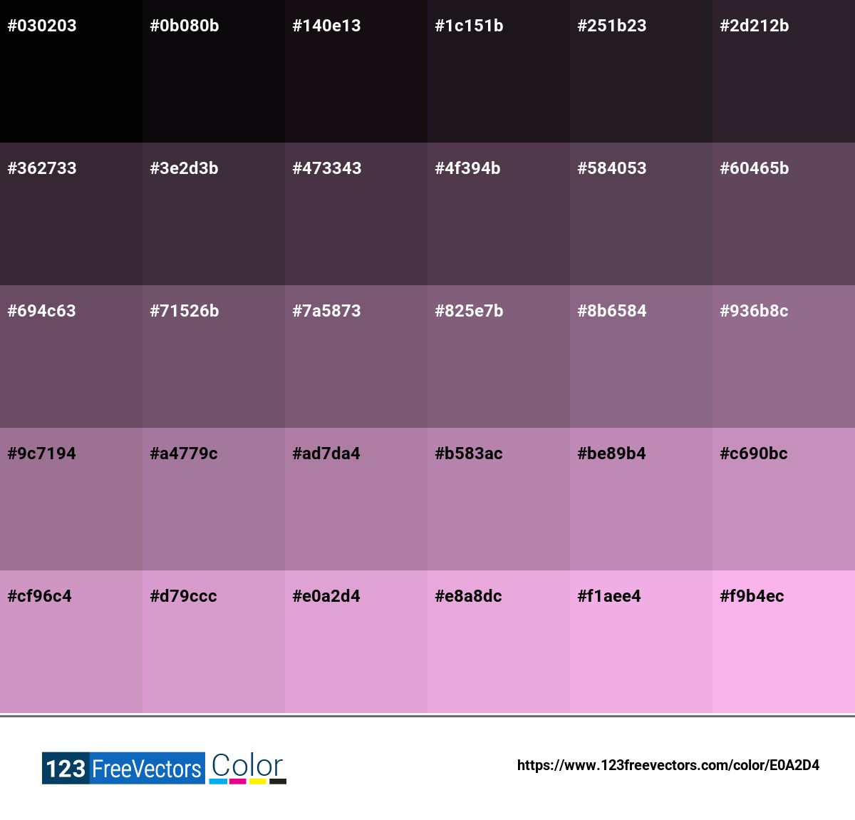 Pantone 2064 C | #E0A2D4 - Detailed Color Information and Usage