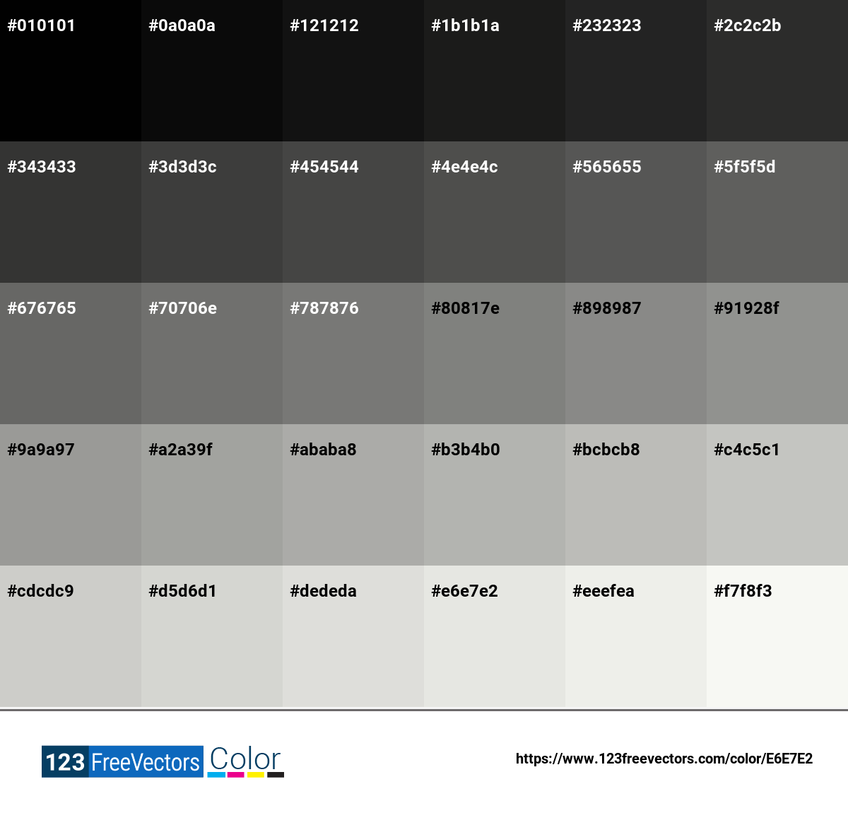 Pantone 11 4301 Tpx | Lily White | #E6E7E2 - Detailed Color Information ...