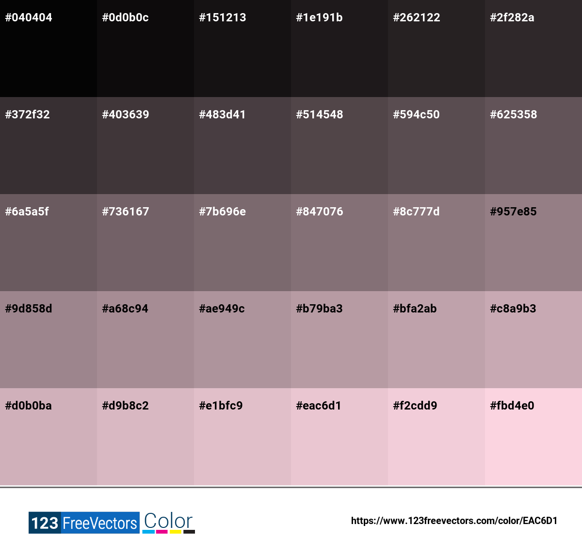 Pantone 9302 U | #EAC6D1 - Detailed Color Information and Usage