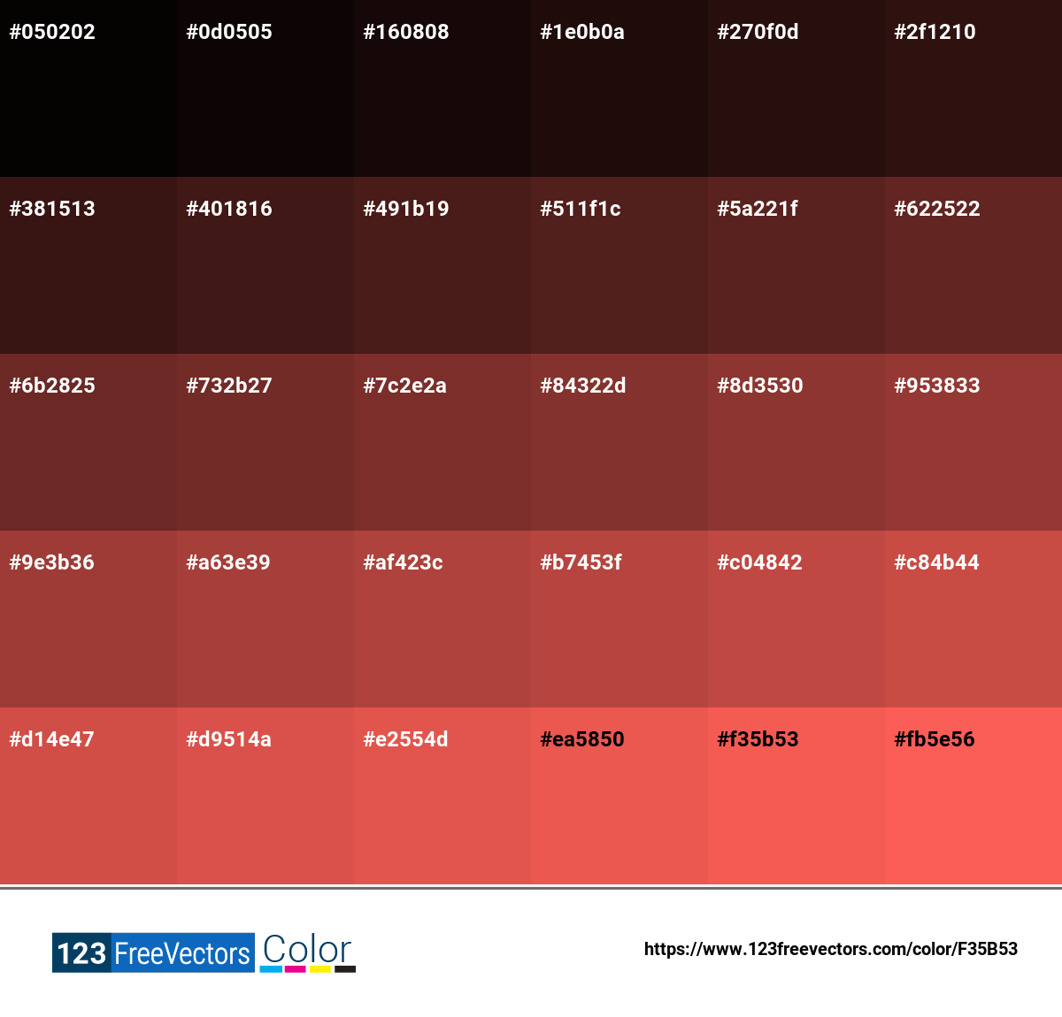 Pantone 17 1656 Tcx | Hot Coral | #F35B53 - Detailed Color Information ...