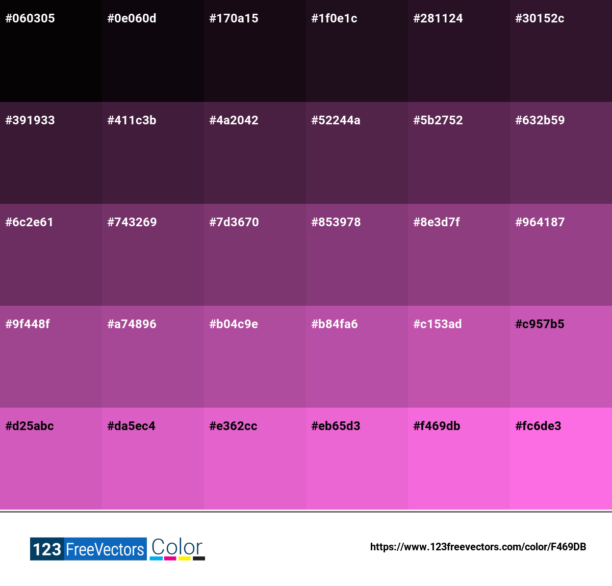 Pantone 907 C | #F469DB - Detailed Color Information and Usage
