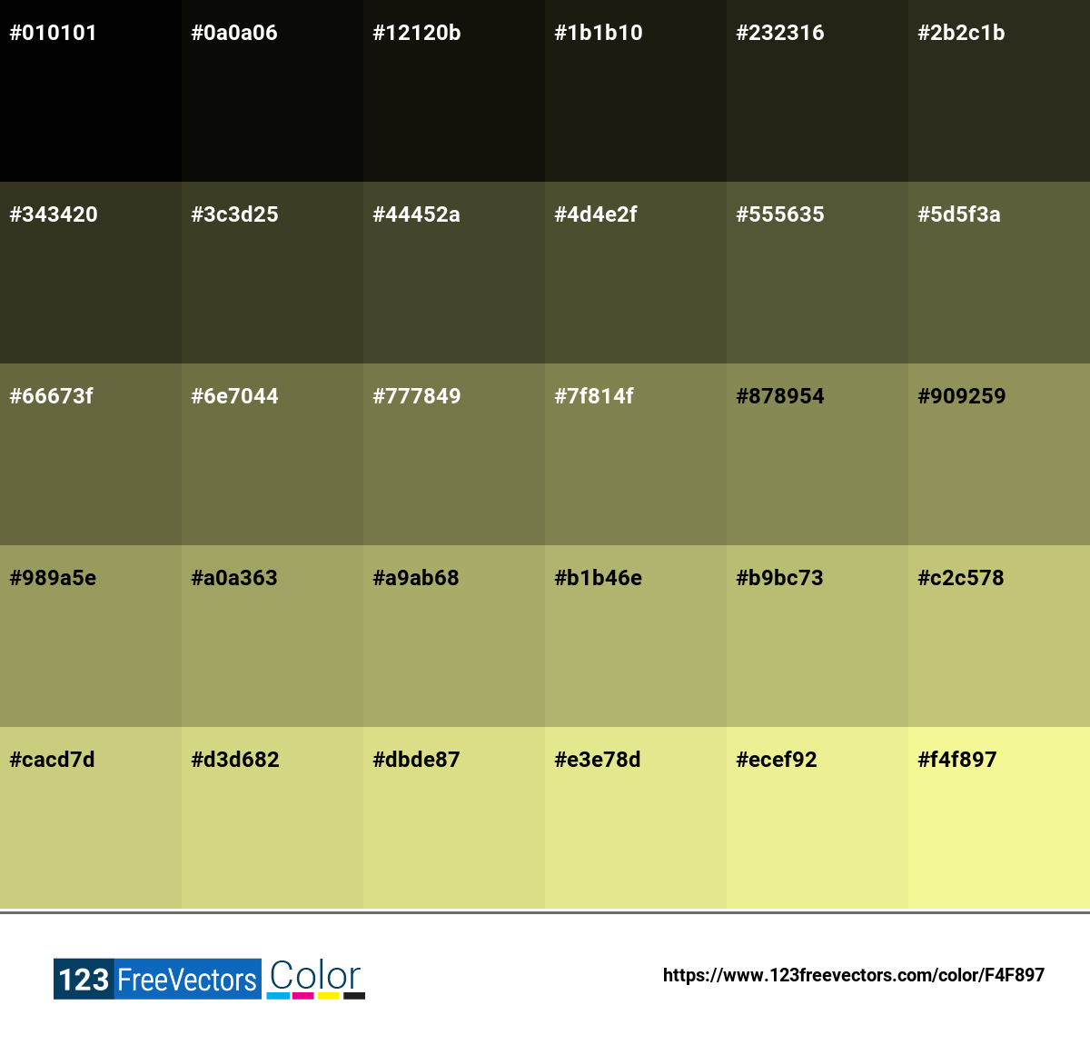 Pantone 930 U | #F4F897 - Detailed Color Information and Usage