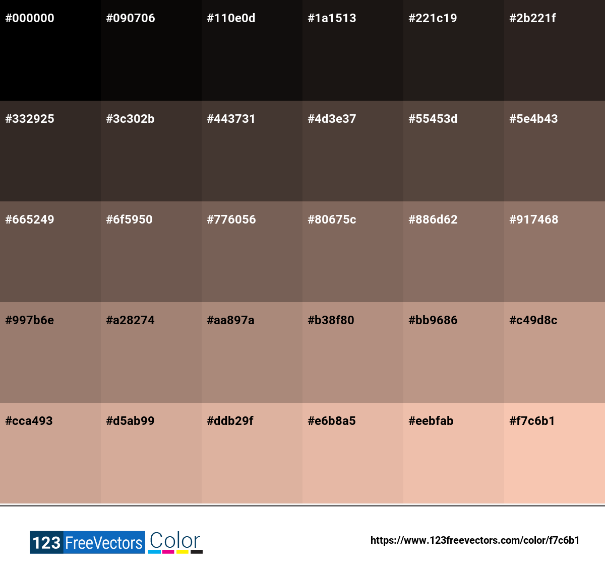 Coral Bisque | #f7c6b1 - Detailed Color Information and Usage