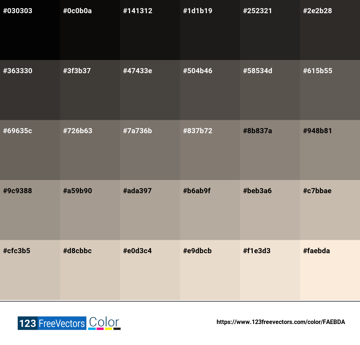 Pantone 9224 U | #FAEBDA - Detailed Color Information and Usage