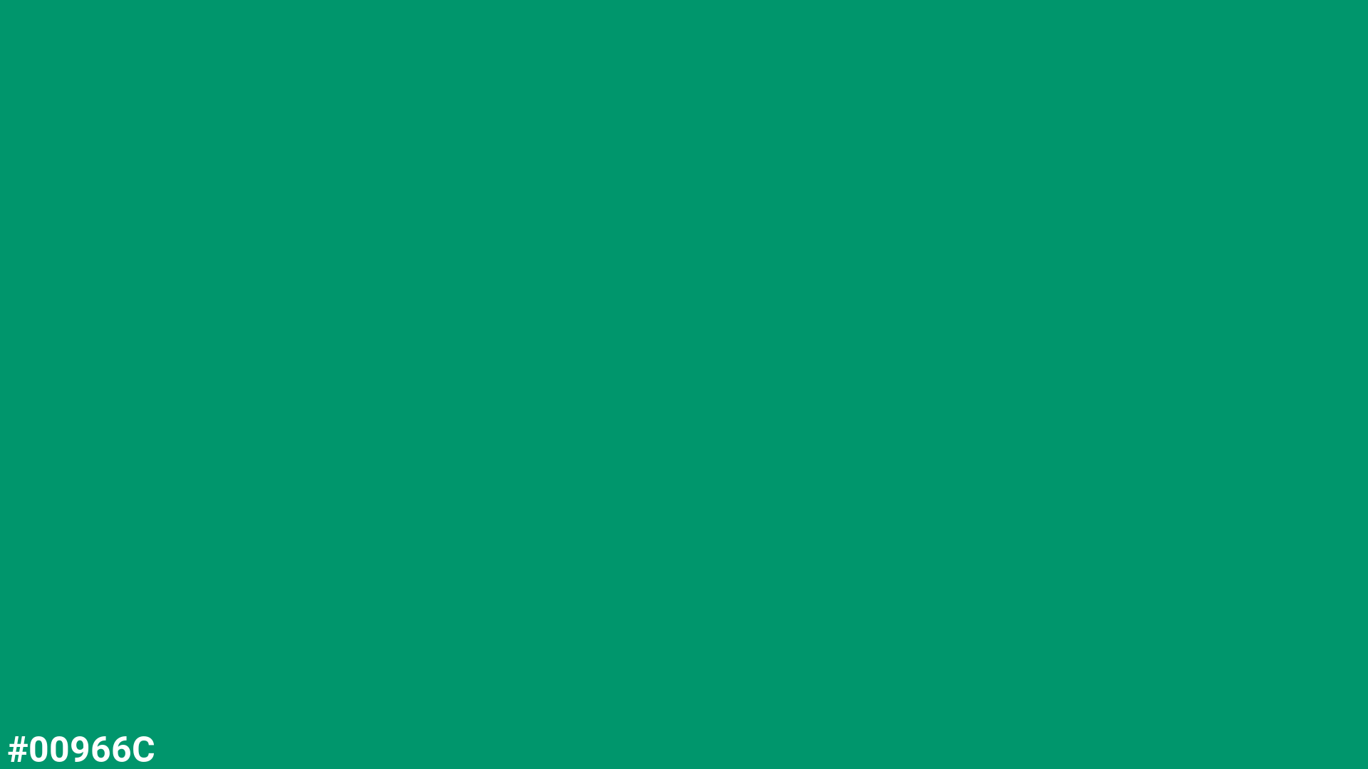 Pantone 7724 C | #00966C - Detailed Color Information and Usage