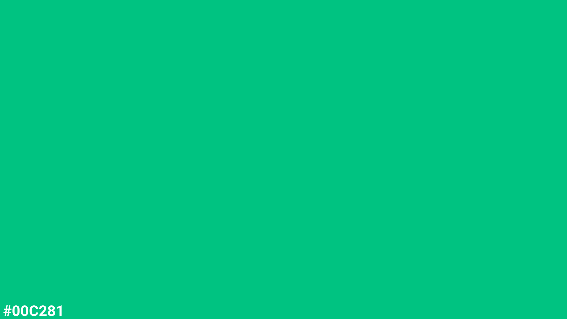 Pantone 7480 U | #00C281 - Detailed Color Information and Usage