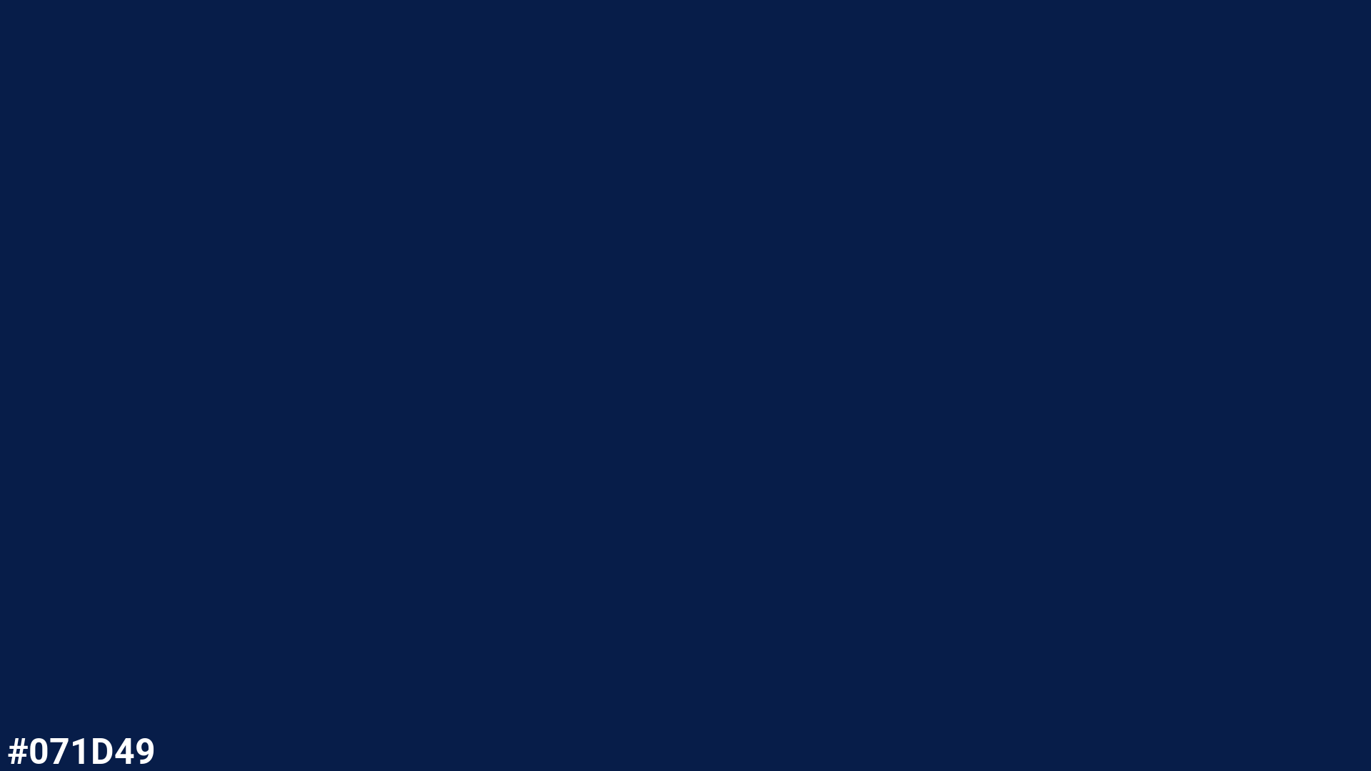 Pantone 2768 C | #071D49 - Detailed Color Information and Usage