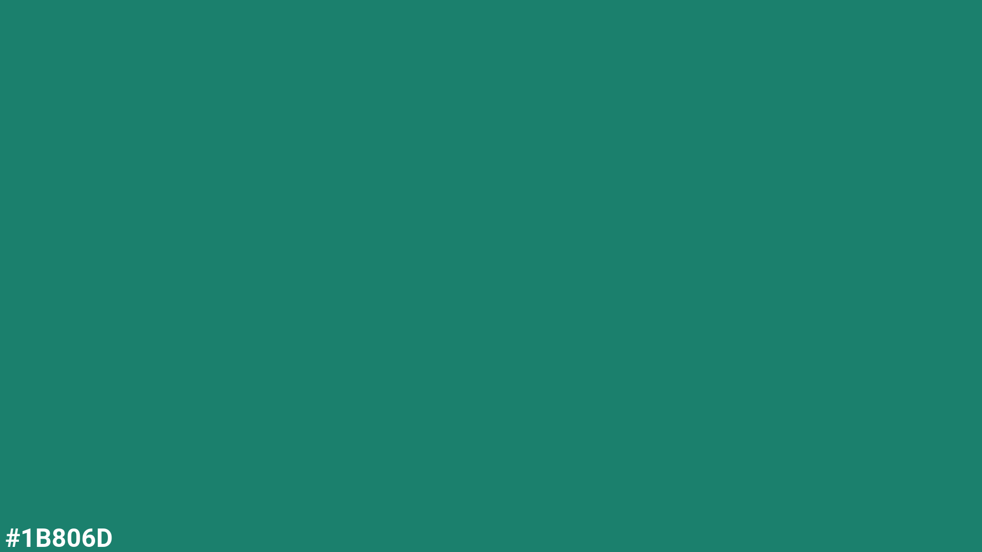 Pantone 2244 C | #1B806D - Detailed Color Information and Usage