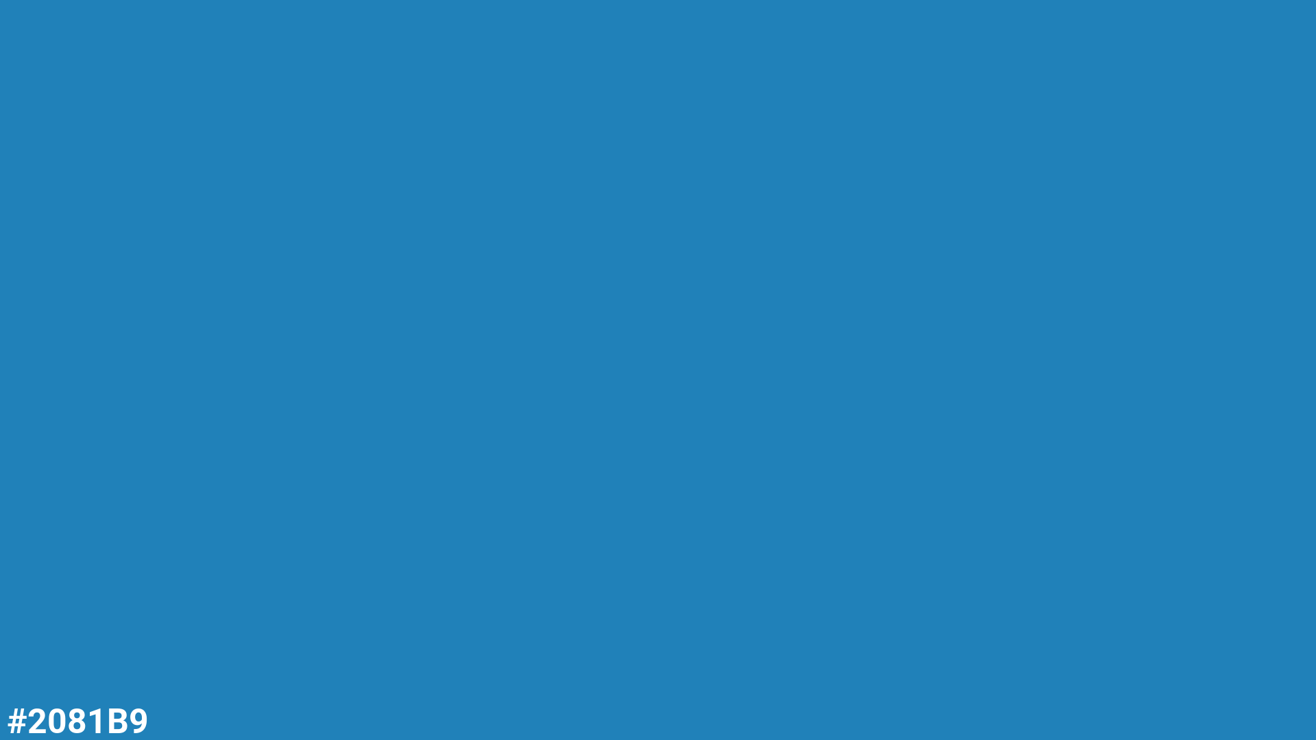 Pantone P 109 14 C | #2081B9 - Detailed Color Information and Usage