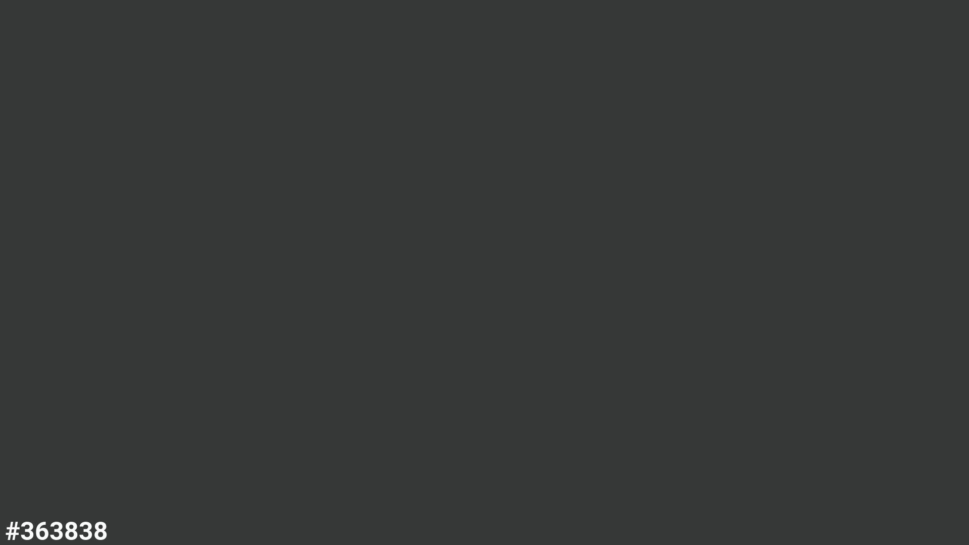 Pantone 19 4305 Tcx | Pirate Black | #363838 - Detailed Color ...