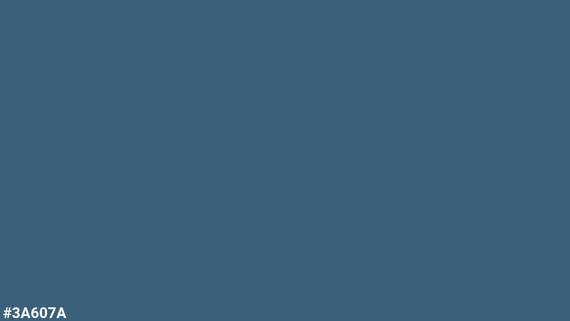 Pantone 18 4023 Tpx | Blue Ashes | #3A607A - Detailed Color Information ...